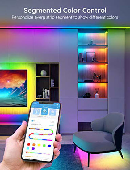 GetUSCart- Govee 16.4ft RGBIC LED Strip Lights, Segmented Control, App ...