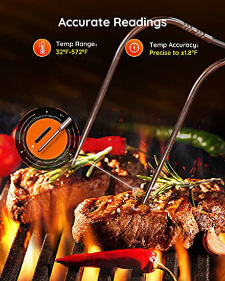 GetUSCart- Govee Bluetooth Meat Thermometer, 230ft Range Wireless Grill ...