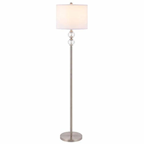 GetUSCart- WINGBO Modern Floor Lamp 2 Stacked Glass Ball Free Standing ...