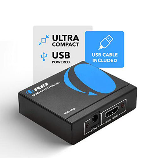 GetUSCart- OREI HDMI Splitter 1 in 2 Out 4K - 1x2 HDMI Display ...