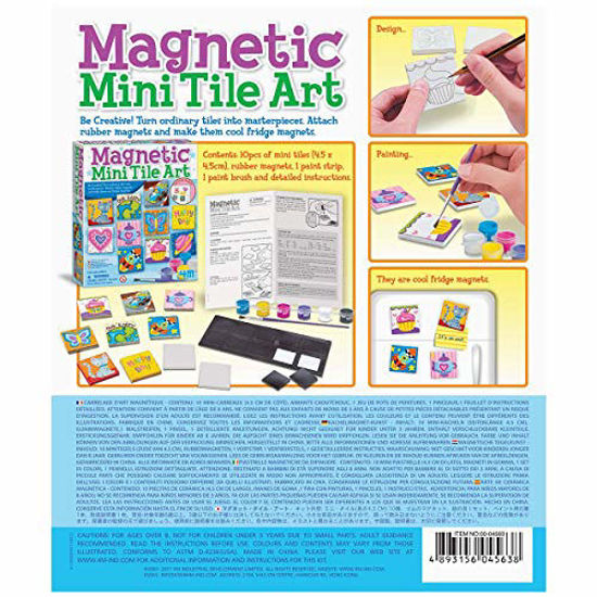 GetUSCart- 4M 4563 Magnetic Mini Tile Art - DIY Paint Arts & Crafts ...