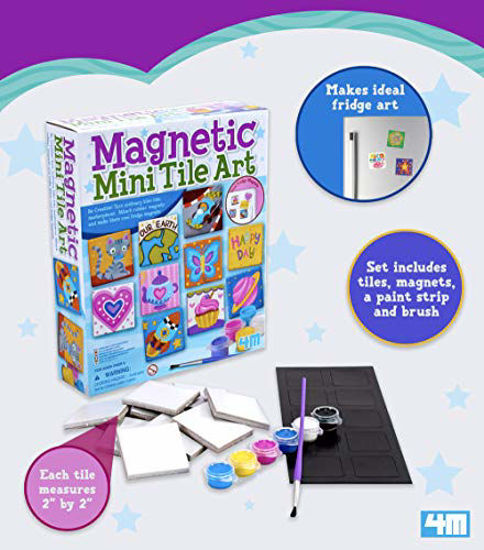 GetUSCart- 4M 4563 Magnetic Mini Tile Art - DIY Paint Arts & Crafts ...