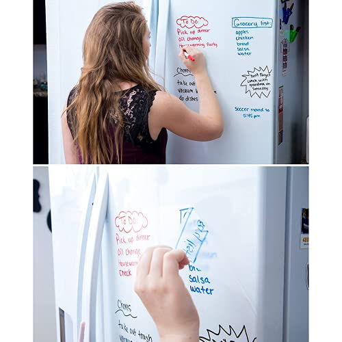 GetUSCart- Kassa Clear Dry Erase Board Sticker - 17.3" x 78? (6.5 Feet ...