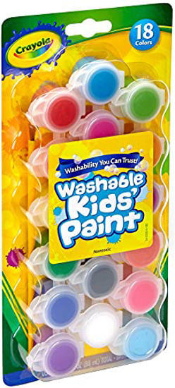 GetUSCart- Crayola Washable Kids Paint Set & Paintbrush, Painting ...