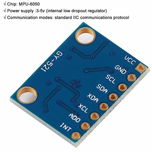 GetUSCart- Gy-521 MPU-6050 MPU6050 Module 3 Axis Analog Gyro Sensors+ 3 Axis Accelerometer Module