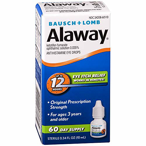 GetUSCart- Bausch + Lomb Alaway Antihistamine Eye Drops, 0.34 Ounces/10 mL
