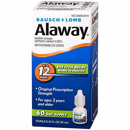 GetUSCart- Bausch + Lomb Alaway Antihistamine Eye Drops, 0.34 Ounces/10 mL
