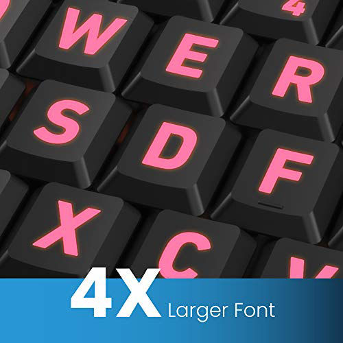 GetUSCart- Azio Large Print Keyboard - USB Computer Keyboard with 3 ...