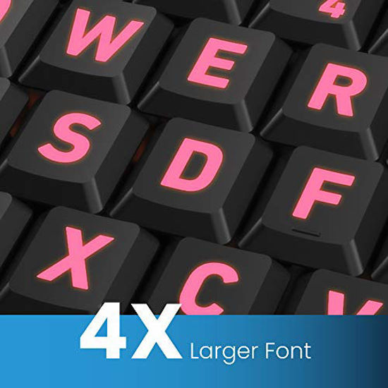 GetUSCart- Azio Large Print Keyboard - USB Computer Keyboard with 3 ...