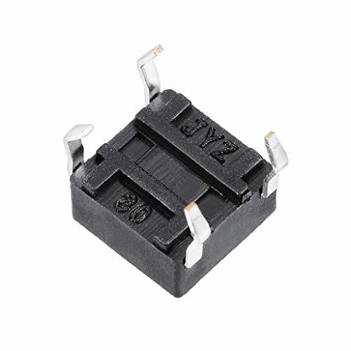 GetUSCart- DAOKI 100Pcs Tact Button Switch 6x6x4.5mm 4Pin DIP Micro ...