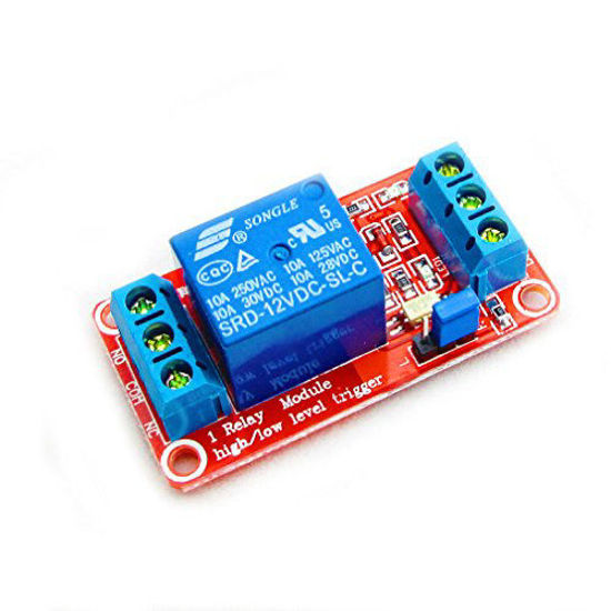GetUSCart- HiLetgo 12V 1 Channel Relay Module With Optocoupler ...