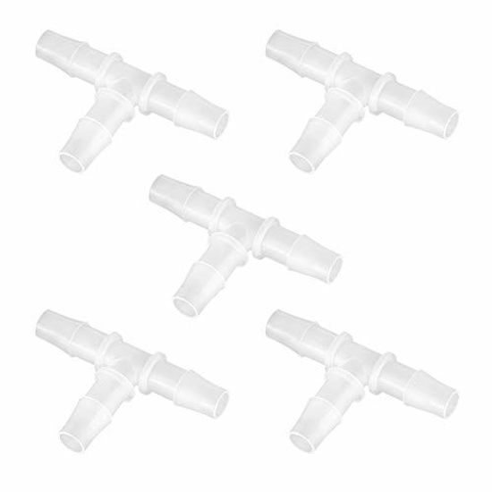 GetUSCart- Quickun 1/4" Hose Barb Fitting Equal Barbed T Shaped Tee ...