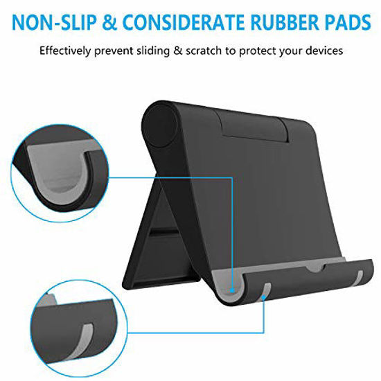 GetUSCart- Cell Phone Stand for Desk Foldable, 2 Pack Desk Phone Holder ...