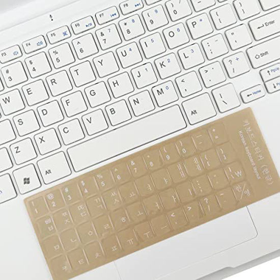 GetUSCart- 2 Pack Universal Korean Keyboard Stickers Transparent ...