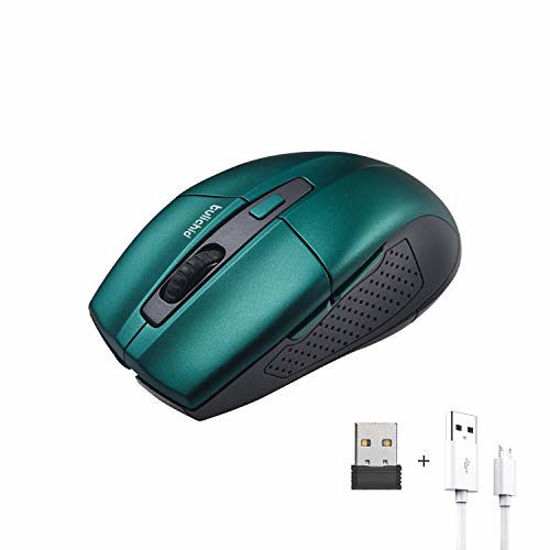 GetUSCart- Wireless Mouse Rechargeable,2.4G Noiseless Mouse with USB ...