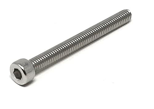 GetUSCart- iExcell 50 Pcs M4 x 40 mm Stainless Steel 304 Hex Socket Head Cap Screws Bolts Kit ...