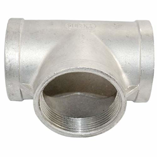 GetUSCart- LOZOME 1/2" Stainless Steel Tee Female NPT Threaded T Shaped ...