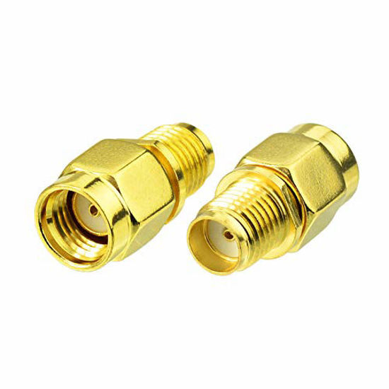 GetUSCart- Bingfu RP-SMA Male to SMA Female Antenna Connector Adapter ...