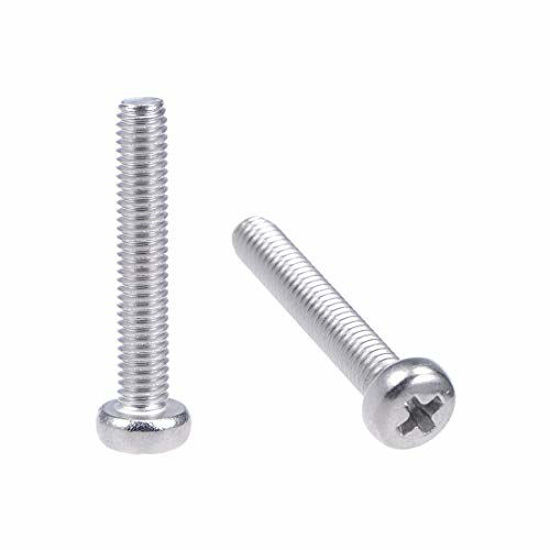 GetUSCart- uxcell M3x18mm Machine Screws Pan Phillips Cross Head Screw ...