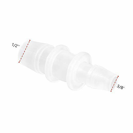 GetUSCart- JoyTube Plastic Hose Barb Reducer Pipe fittings 1/2" to 3/8 ...