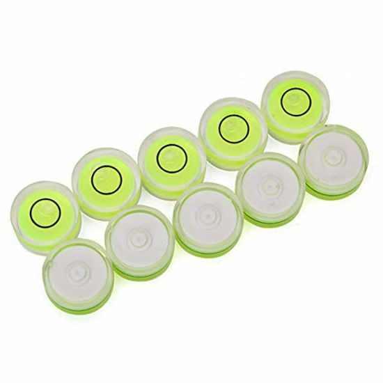 GetUSCart- 10 Pack Bubble Spirit Level Degree Mark, 10x6mm Circular ...