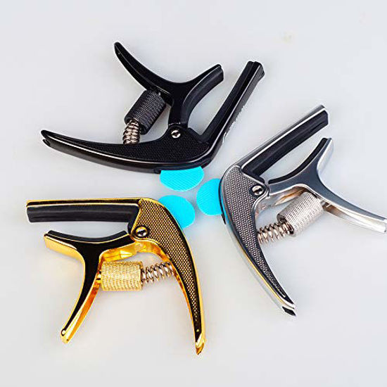 GetUSCart- Guitar Capo Buzz-free Tri-action Clamp with Tension ...