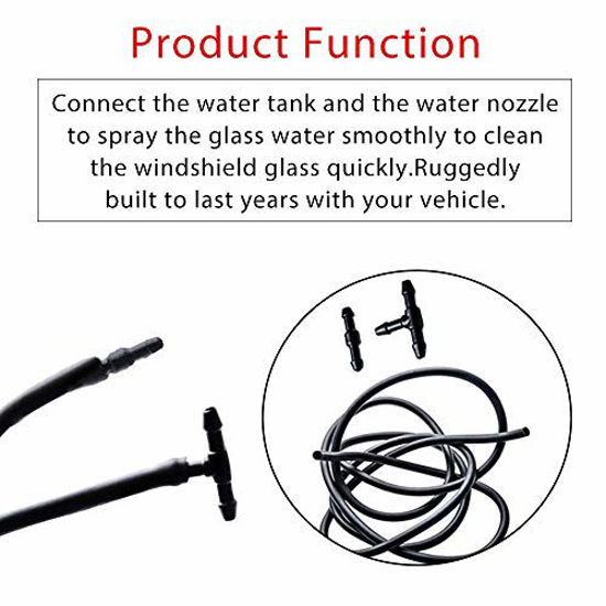 GetUSCart- Windshield Washer Hose Kit, OTUAYAUTO Universal Washer Fluid ...