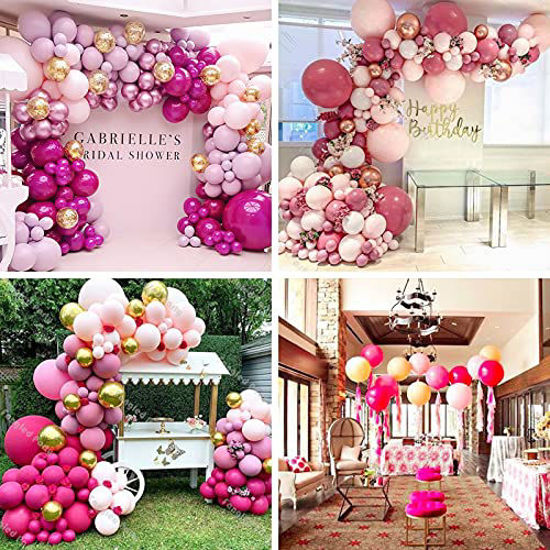 GetUSCart- PartyWoo Hot Pink Balloons, 75 pcs 12 inch Latex Balloons ...