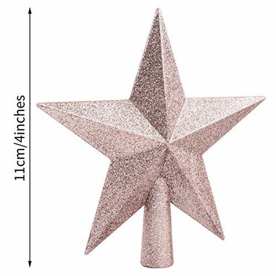 GetUSCart- URATOT Mini Glittered Christmas Star Tree Topper Christmas ...