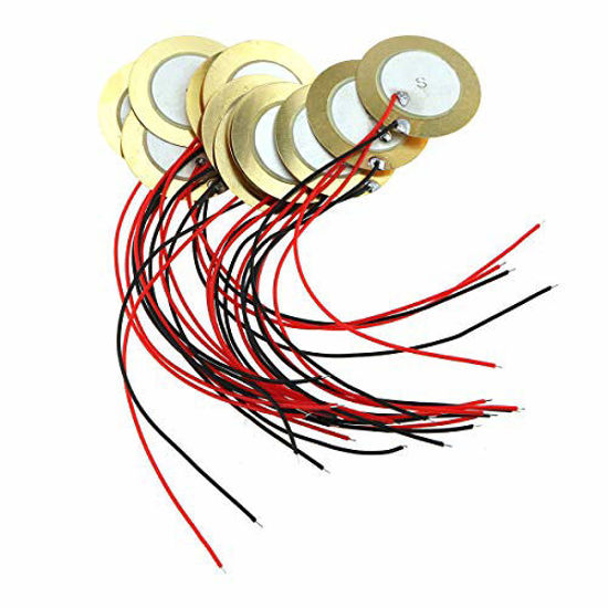 GetUSCart- E-outstanding 15PCS 10mm Piezo Disc Transducer Contact ...