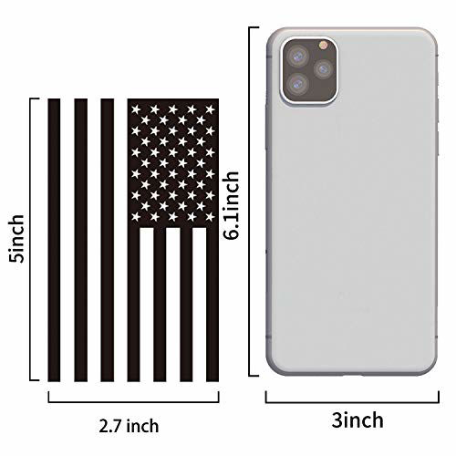 GetUSCart- Subdued American Flag Sticker 3" X 5" Tactical Military Flag ...