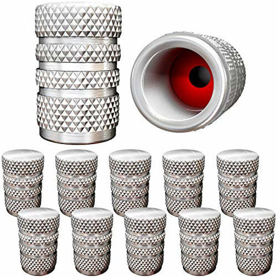 GetUSCart- SAMIKIVA (12 Pack ) Aluminum Tire Valve Stem Caps, Metal ...
