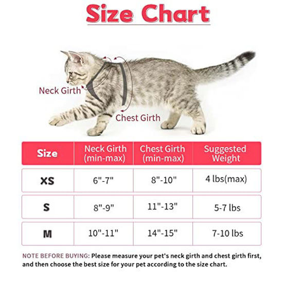GetUSCart- Cat Vest Harness and Small Dog Vest Harness for Walking, All ...