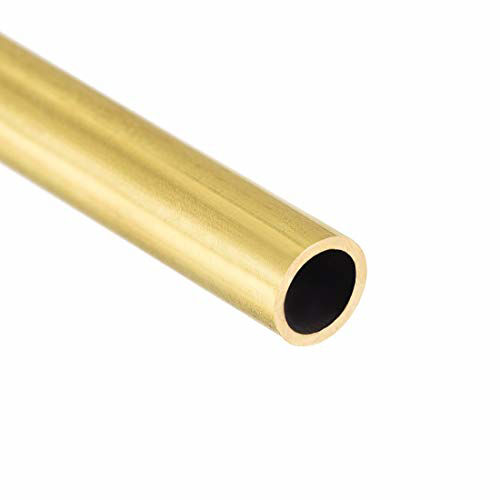 GetUSCart- uxcell Brass Round Tube, 300mm Length 4.5mm OD 0.5mm Wall ...