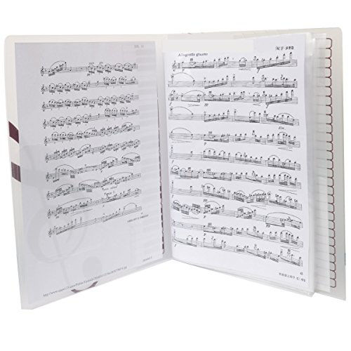 GetUSCart- Music Sheet File Paper Storage Folder Documents Holder Blank ...