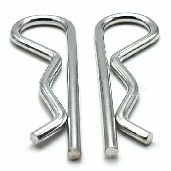 GetUSCart- M6 X 120 Stainless Steel Cotter Pin Hairpin Silver R Shape ...