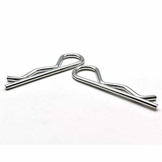 GetUSCart- M6 X 120 Stainless Steel Cotter Pin Hairpin Silver R Shape ...