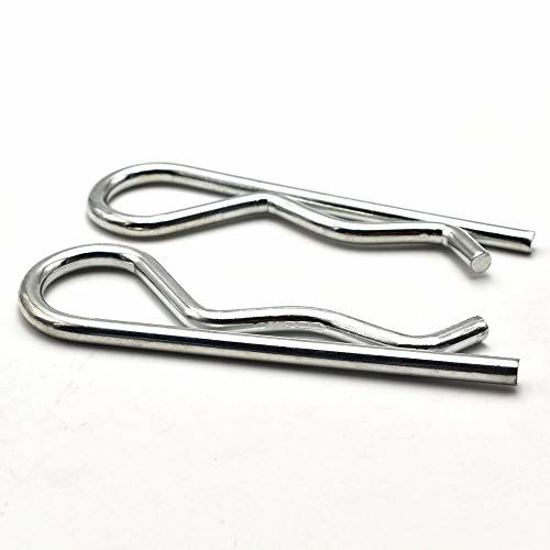 GetUSCart- M6 X 120 Stainless Steel Cotter Pin Hairpin Silver R Shape ...