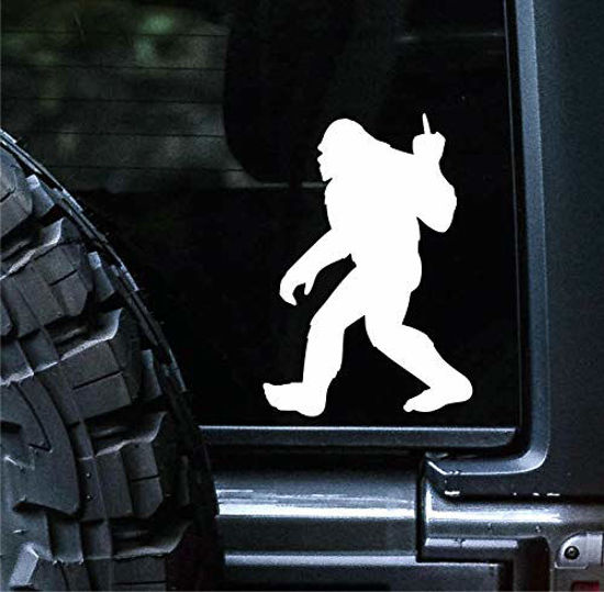 GetUSCart- Sunset Graphics & Decals Big Foot Middle Finger Decal Vinyl ...