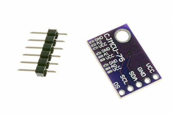 GetUSCart- NOYITO LM75 High-Precision Temperature Sensor Module High-Speed I2C Interface LM75A ...