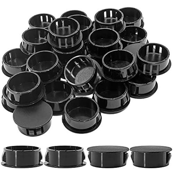 GetUSCart- Murtenze 30 Pcs 25mm (1") Black Hole Plugs, Plastic Flush ...