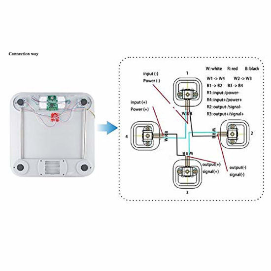 GetUSCart- 4pcs 50kg Load Cell Half Bridge Strain Gauge Human Body ...