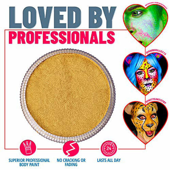 GetUSCart- Blue Squid PRO Face Paint - Metallic Gold (30gm), Quality ...