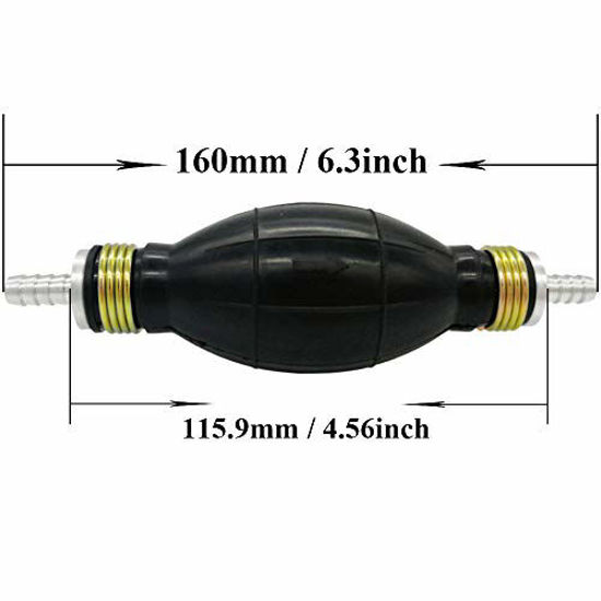 GetUSCart- Automotive-leader 8mm 5/16" Rubber Fuel Transfer Vacuum Fuel ...