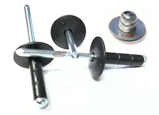 GetUSCart- Racer's Speed Shop Flat Black 3/16" Rivet Large Head Multi ...