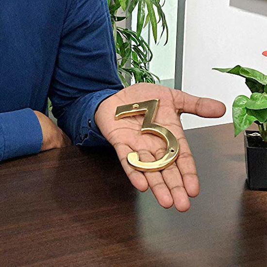 GetUSCart- Motif 4-Inch Solid Brass- Lacquered Polish Finish, Mailbox ...