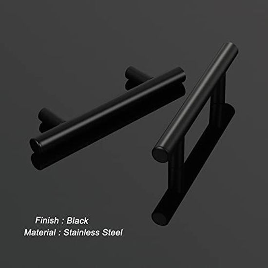 GetUSCart- 5 Pack Probrico Black Stainless Steel Kitchen Cabinet Door ...