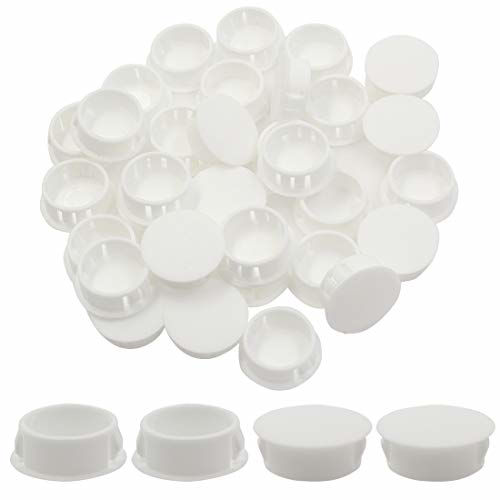 GetUSCart- Zorfeter 30 Pcs White Hole Plugs 25mm (1 inch) Plastic Panel ...