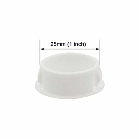 GetUSCart- Zorfeter 30 Pcs White Hole Plugs 25mm (1 inch) Plastic Panel ...