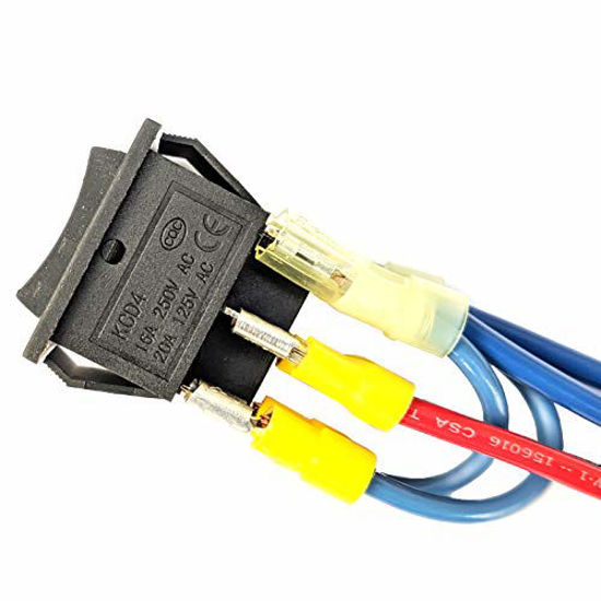 GetUSCart- IndusTec Wired 20A 12V - DC Motor Polarity Reversing Rocker ...